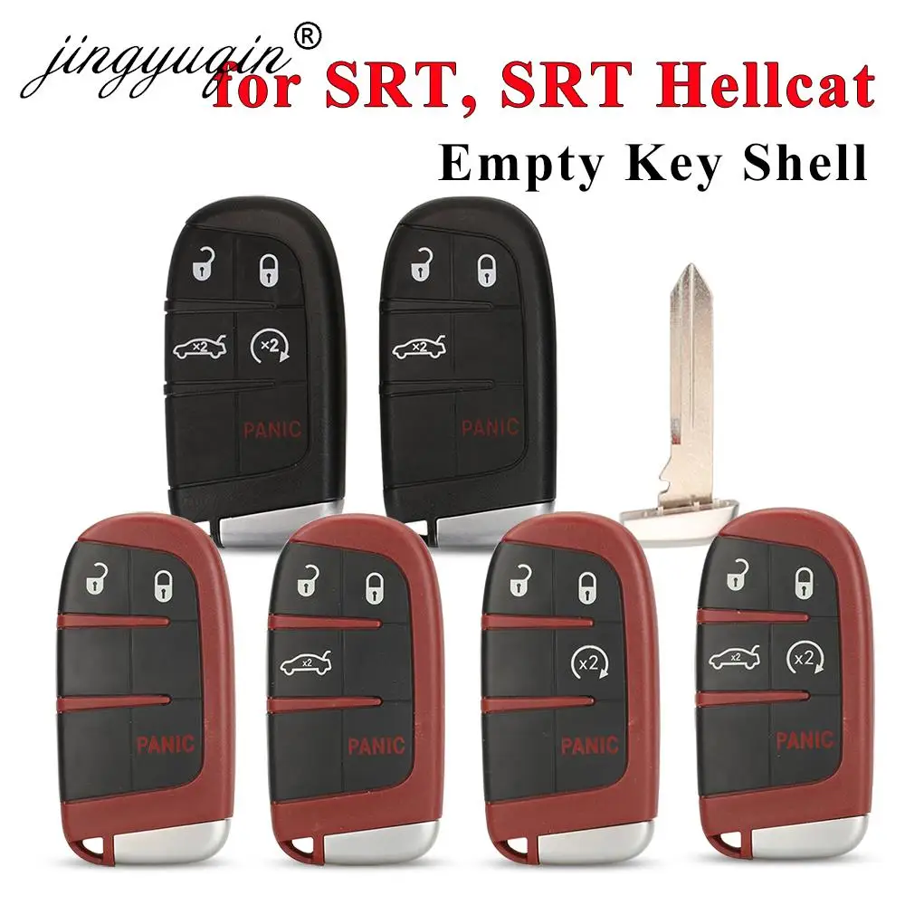 jingyuqin-Fit-SRT-Hellcat-Smart-Car-Key-Shell-Case-For-Dodge-Challenger ...