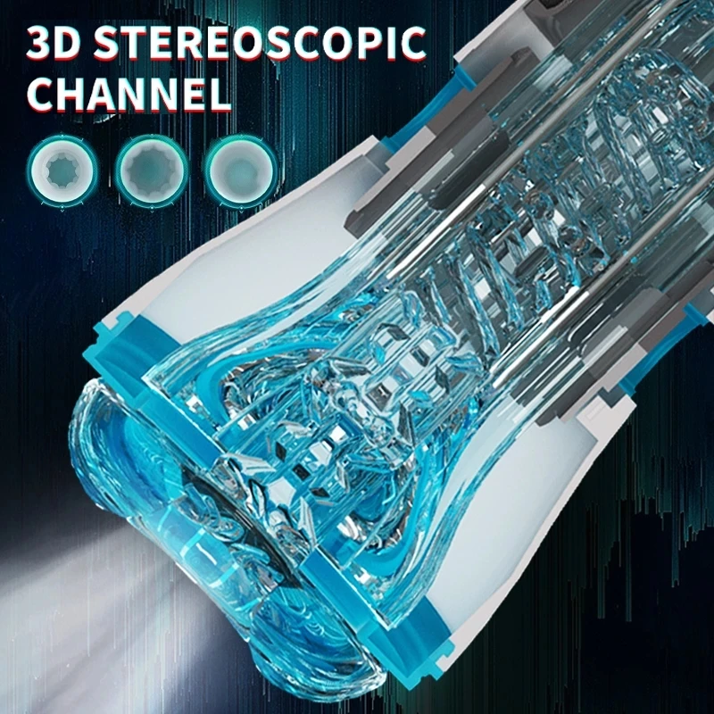 Heseks Automatische 10 Frequentie Vibratie Heren Masturberen Speelgoed Verwarmende Vagina ...