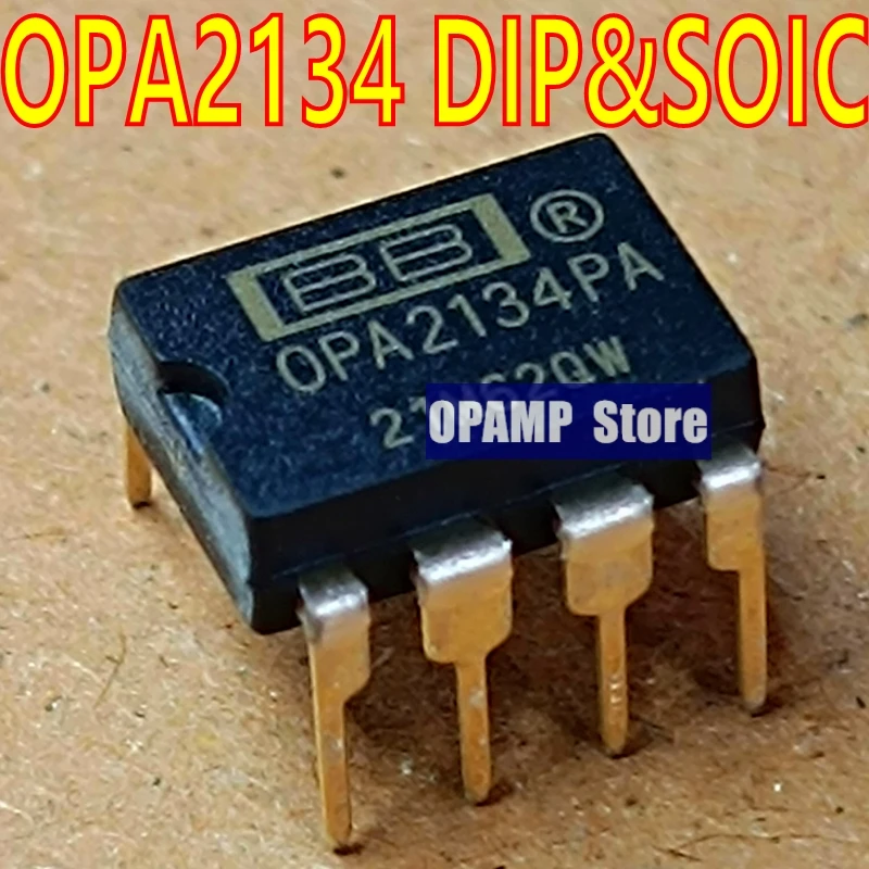 OPA2134-OPA2134PA-OPA2134UA-dual-OPAMP-DIP-SOIC-all-stock-HIFI-audio ...