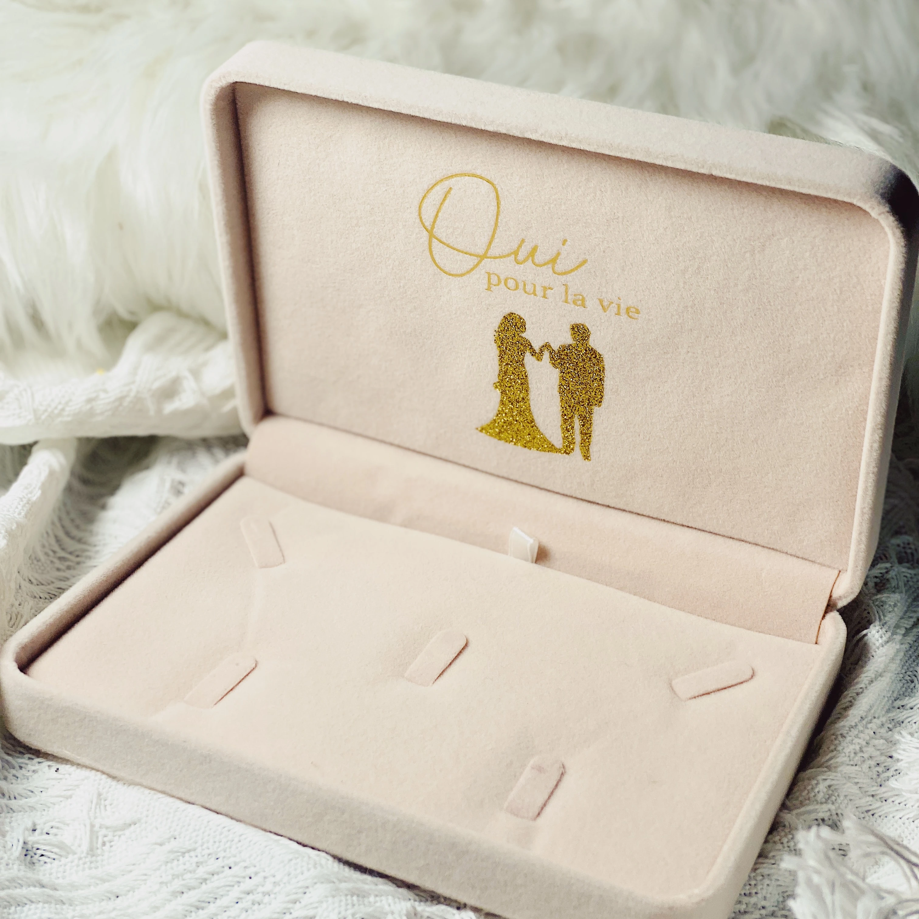 Personalized Gift Box Flannel Jewelry Box Christmas & Holiday Gift ...