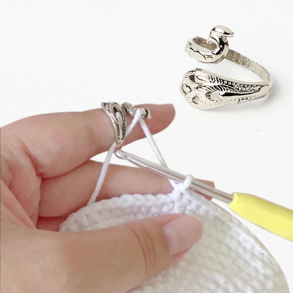 1PC-DIY-Multi-Style-Ring-Knitting-Loop-Crochet-Tool-Sewing-Peacock-Fish ...