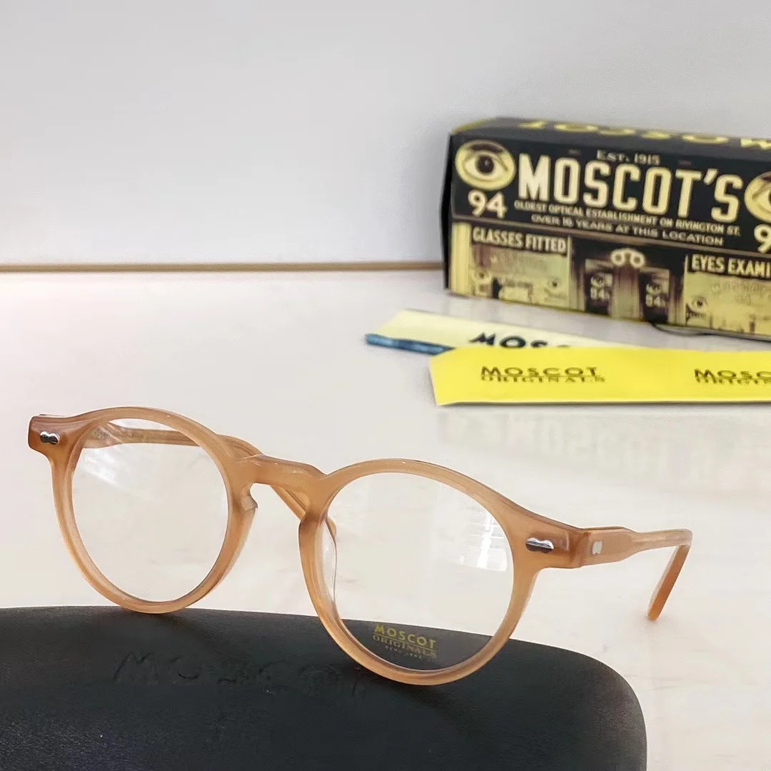 American Brand MOSCOT MILTZEN Style Johnny Depp Classic Fashion Men Eyeglasses Clear Lens Women ...