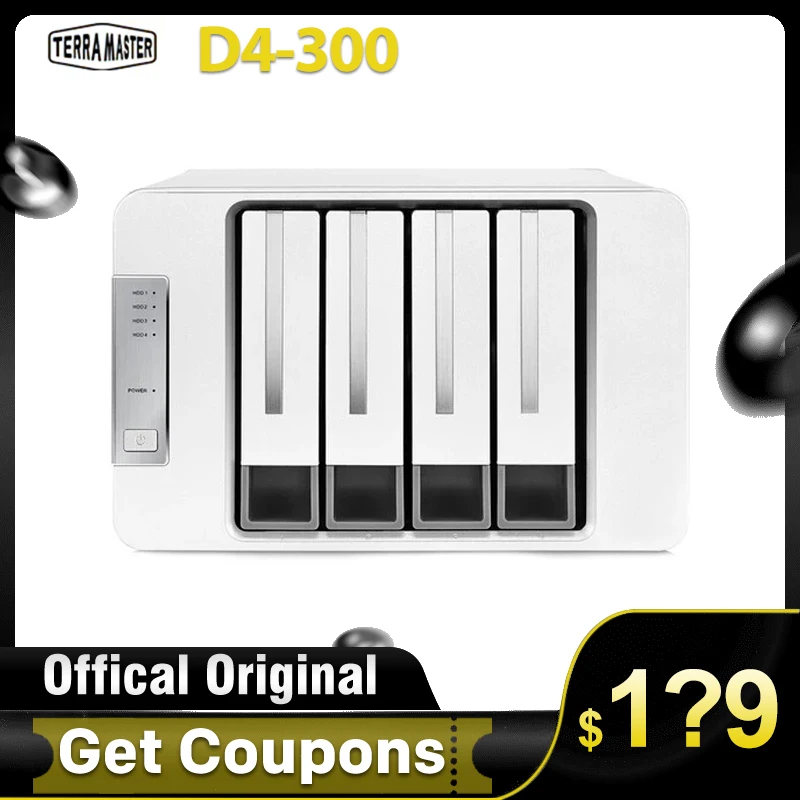 Terramaster D4-300 Usb 3.1 Gen1 Type-c Interface Uasp Protocol Storage ...