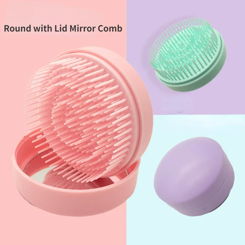 New-Mirror-Comb-Combination-Set-Creative-Combs-Mirror-Air-Cushion-Hair ...