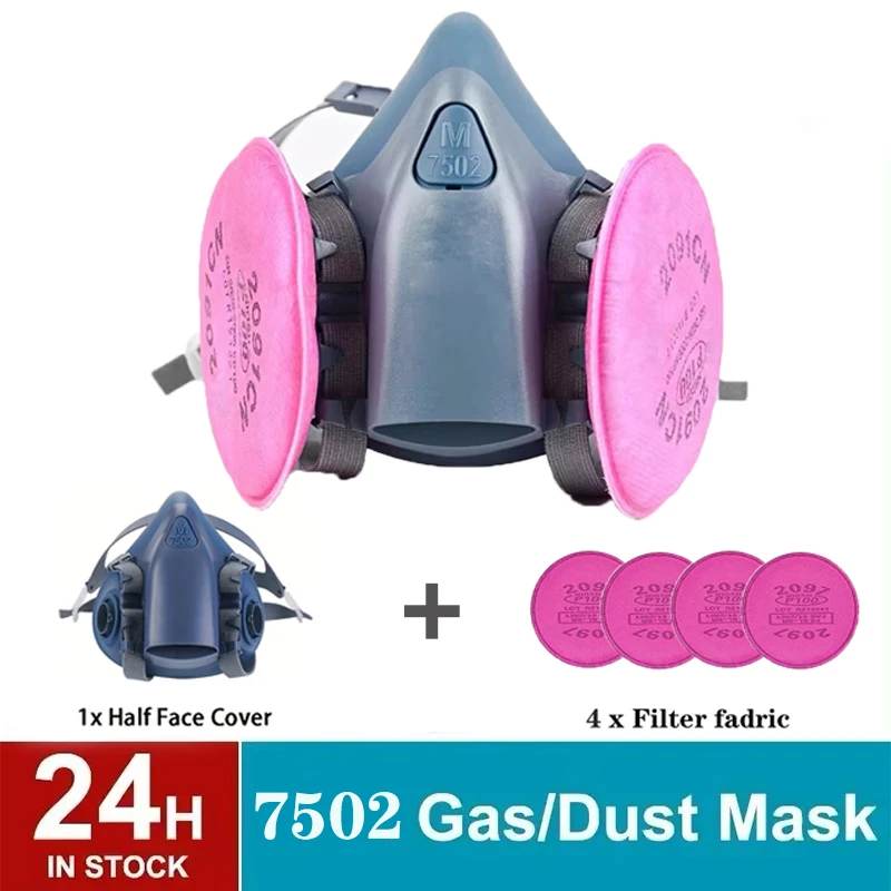 Respirador-reutilizable-5-en-1-mascarilla-con-7502-de-media-m-scara ...