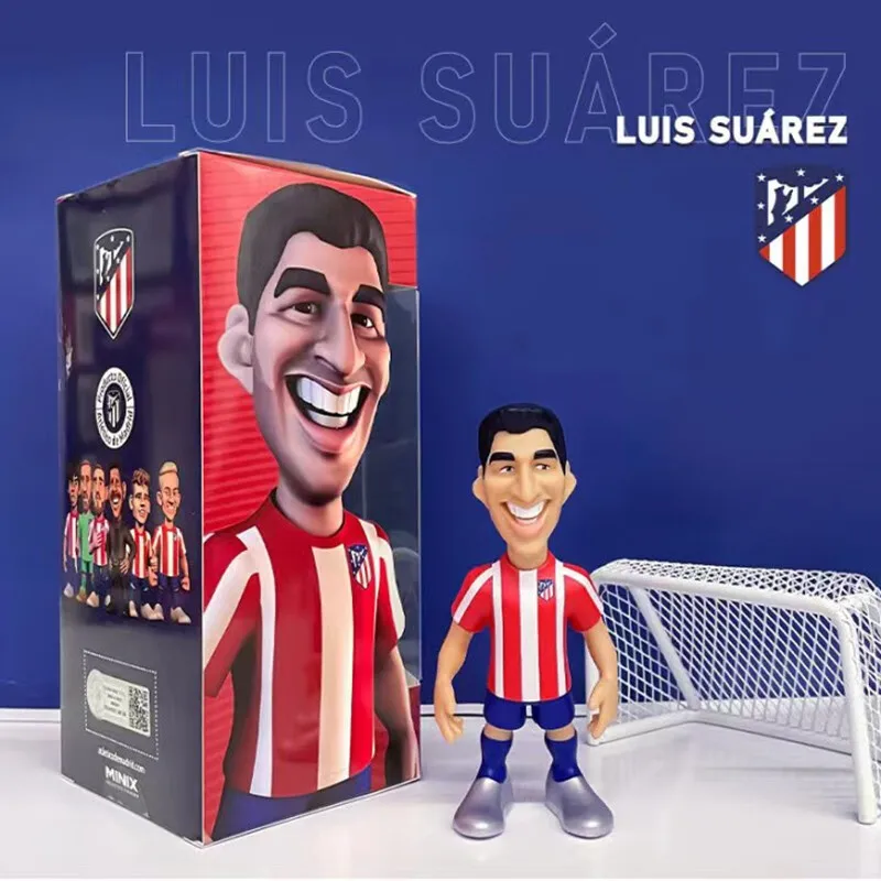 Minix figura coleccionable de Suarez, figura de estrella de fútbol ...