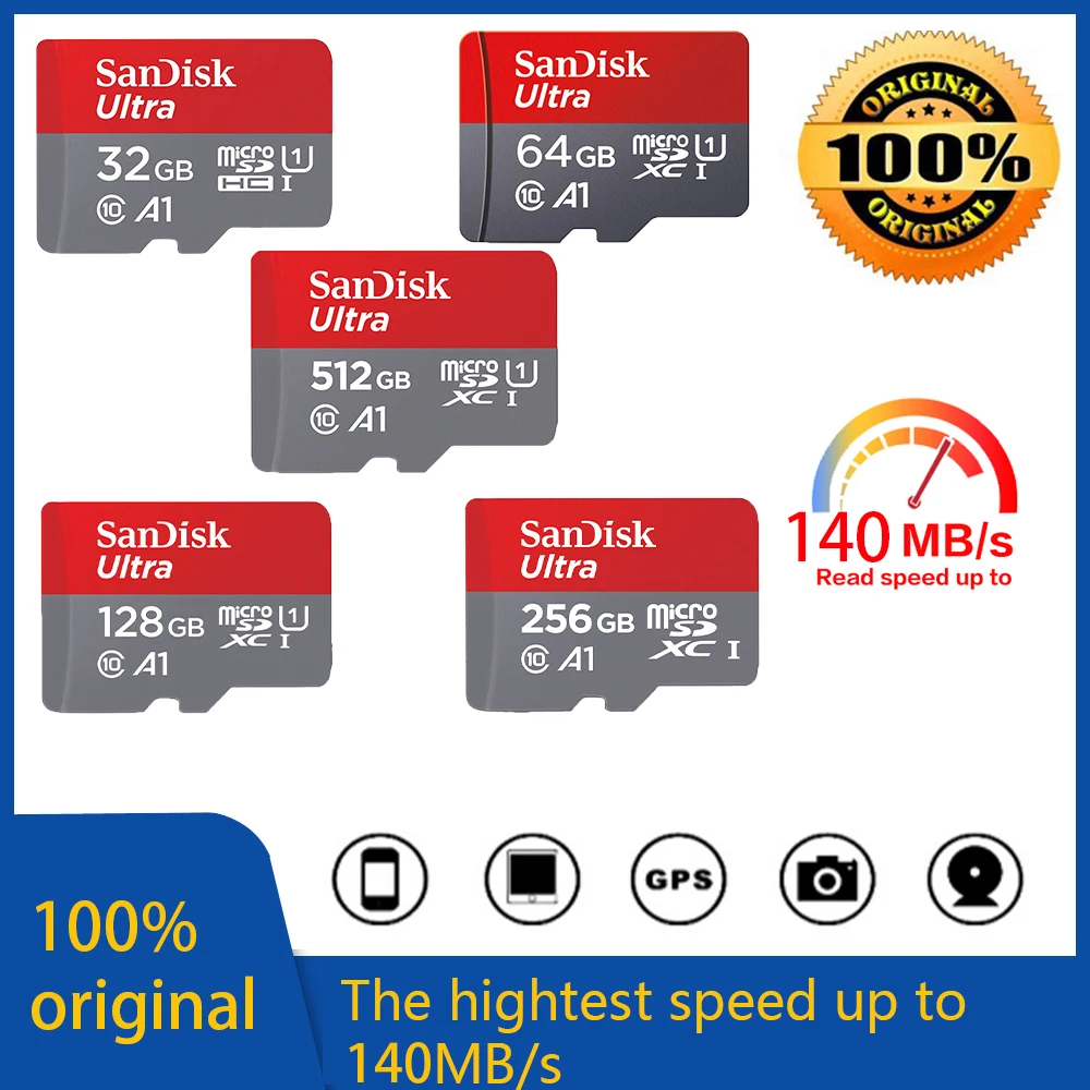 Ultra-Memory-Card-Hight-Speed-Card-256GB-128GB-64GB-32GB-MicroSD-Card ...