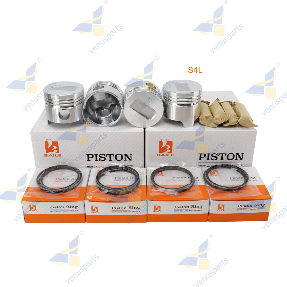 S4L-Overhaul-Rebuild-Kit-For-Mitsubishi-S4L2-Piston-With-Rings-Set ...