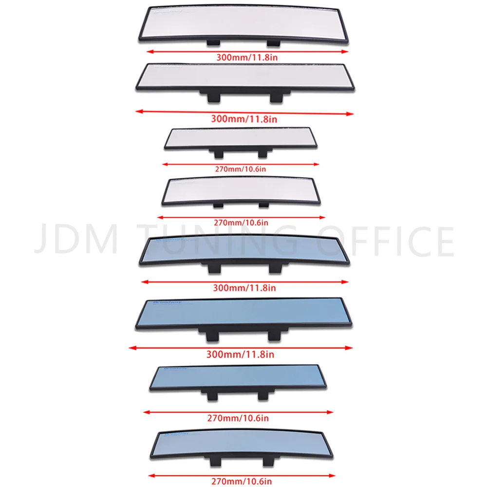 Universal 270mm Broadway logo Blue Lens Flat And Lens Curve Rear View ...