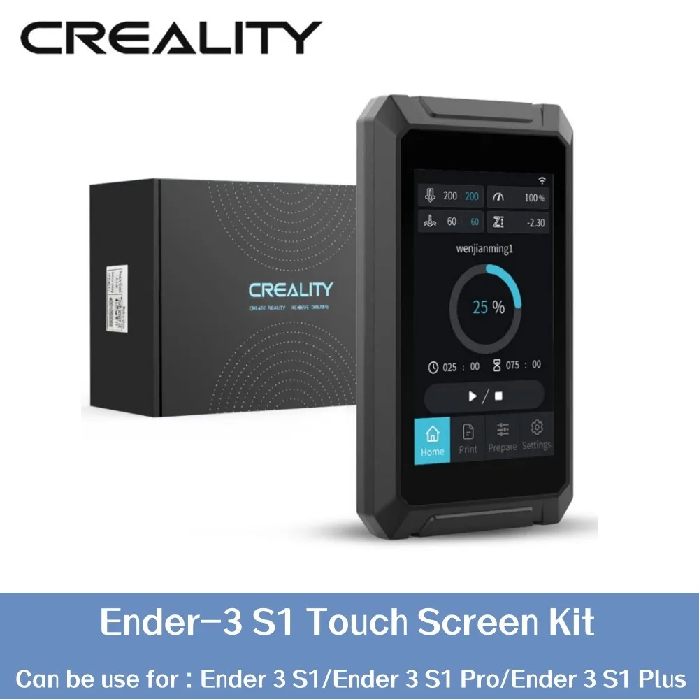 Creality Ender-3 S1 Touch Screen Kit HD Color Screen Printing Engraving ...