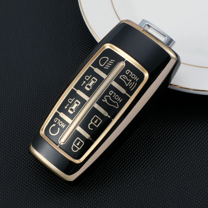 8-Buttons-TPU-Car-Remote-Key-Cover-Case-Fob-Shell-For-Hyundai-Genesis ...