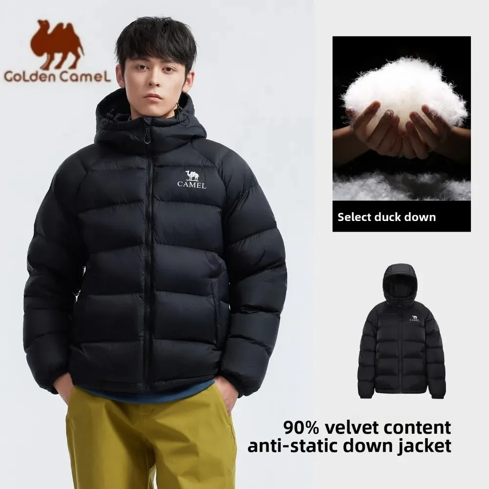 GOLDEN CAMEL Outdoor Down Jackets Unisex Women's Winter Coats High-loft ...