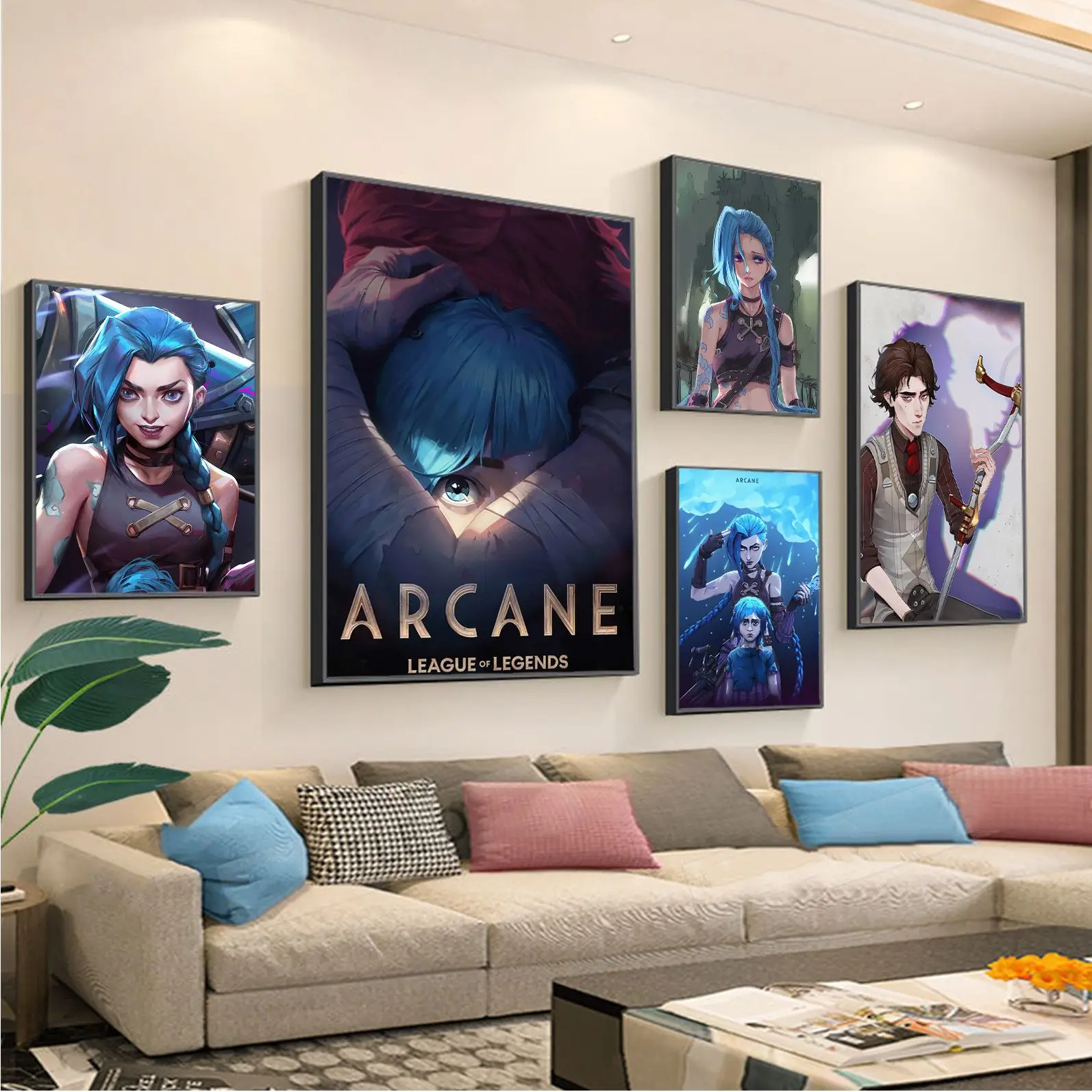 Arcane póster de papel adhesivo impermeable, decoración artística de ...