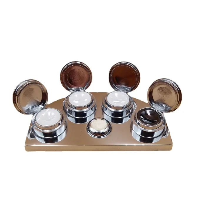 30180-F Deluxe Stainless Steel Watch Oil Dip Oiler Stand with 4 Ceramic ...