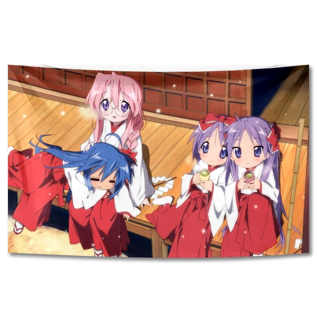 Anime Lucky Star Kawaii Izumi Konata Tapestry Wall Hanging Japan ...