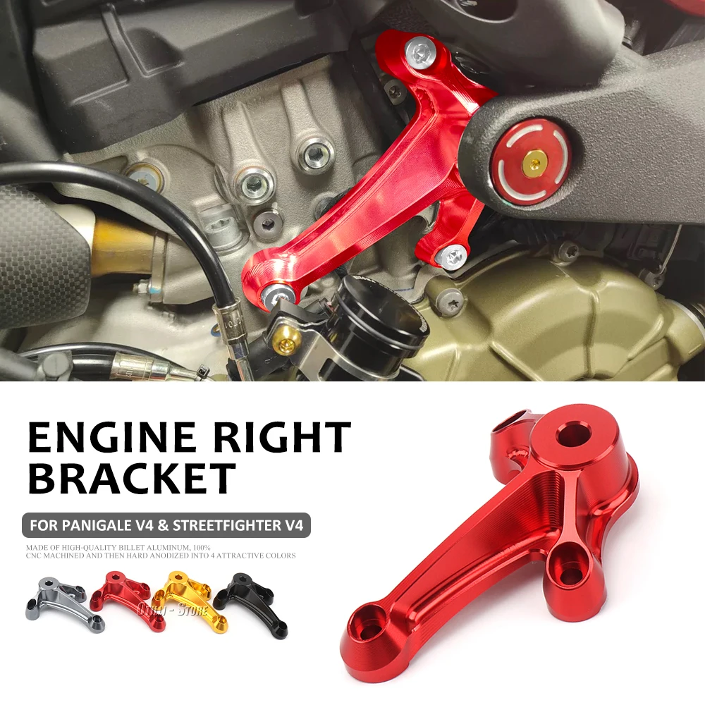 New-Motorcycle-Accessories-Right-Engine-Mount-Bracket-For-Ducati ...
