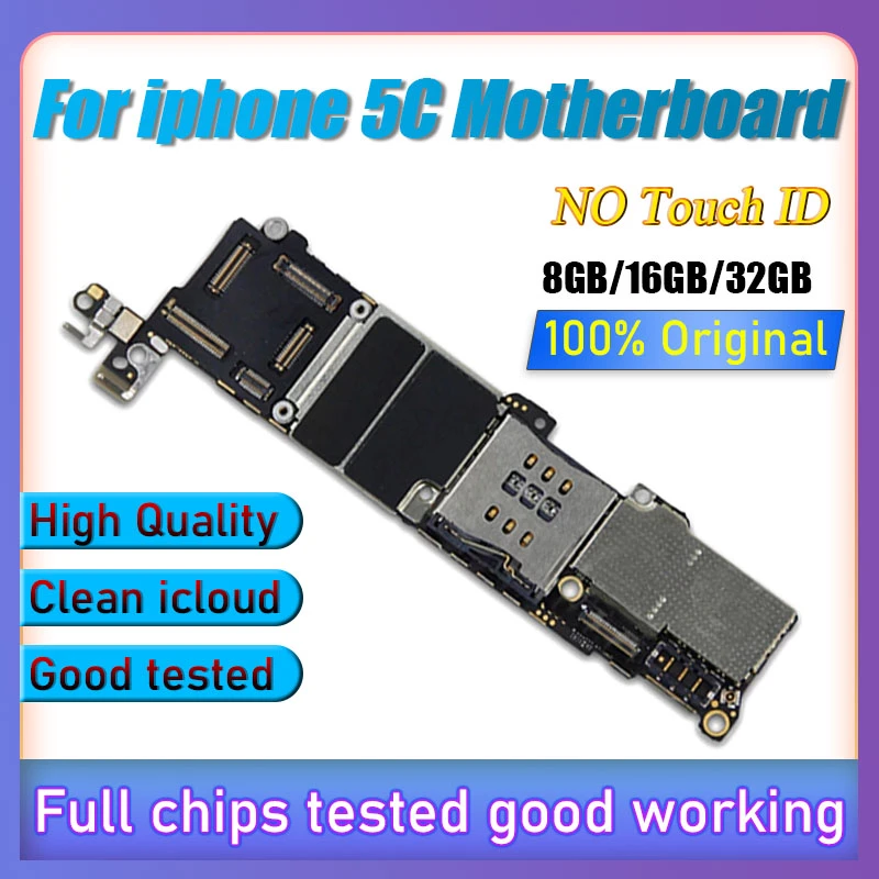 Factory Unlocked Mainboard With IOS System For iphone 5C Motherboard 16gb/32gb 100% Good Working ...