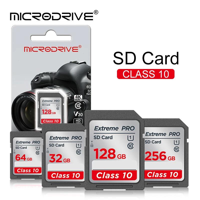 Extreme-PRO-Standard-SD-Card-16GB-32GB-64GB-128GB-256GB-SDHC-XC-C10-U3 ...
