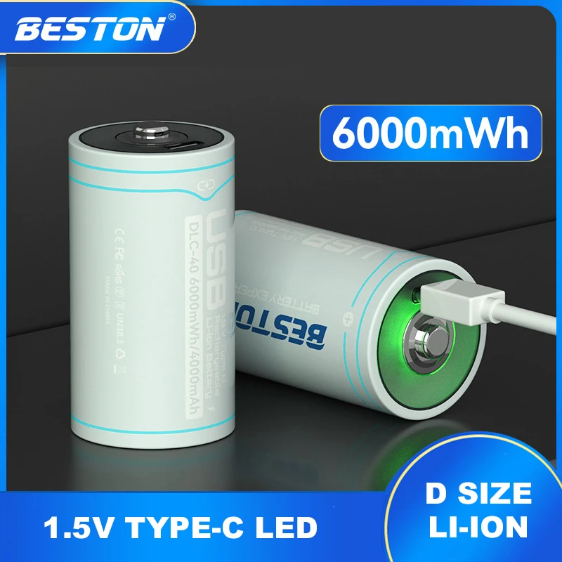 BESTON-D-size-6000mWh-1-5V-Li-ion-Lithium-Large-Capacity-Rechargeable ...