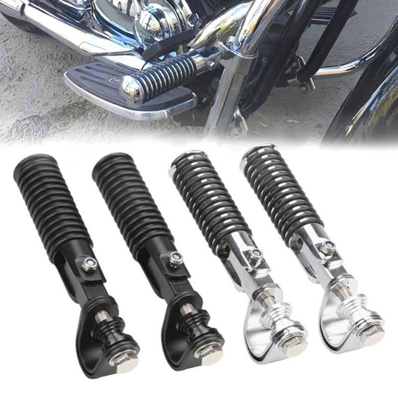 1-Pair-Foot-Pegs-for-1-1-2-Crash-Bar-Motorcycle-Foldable-Footpegs ...