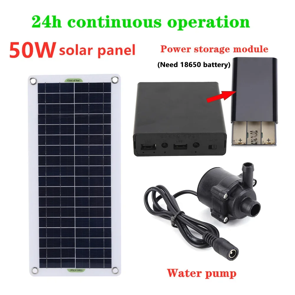 30W-800L-H-Brushless-Solar-Power-Water-Pump-Set-Ultra-quiet-Submersible ...