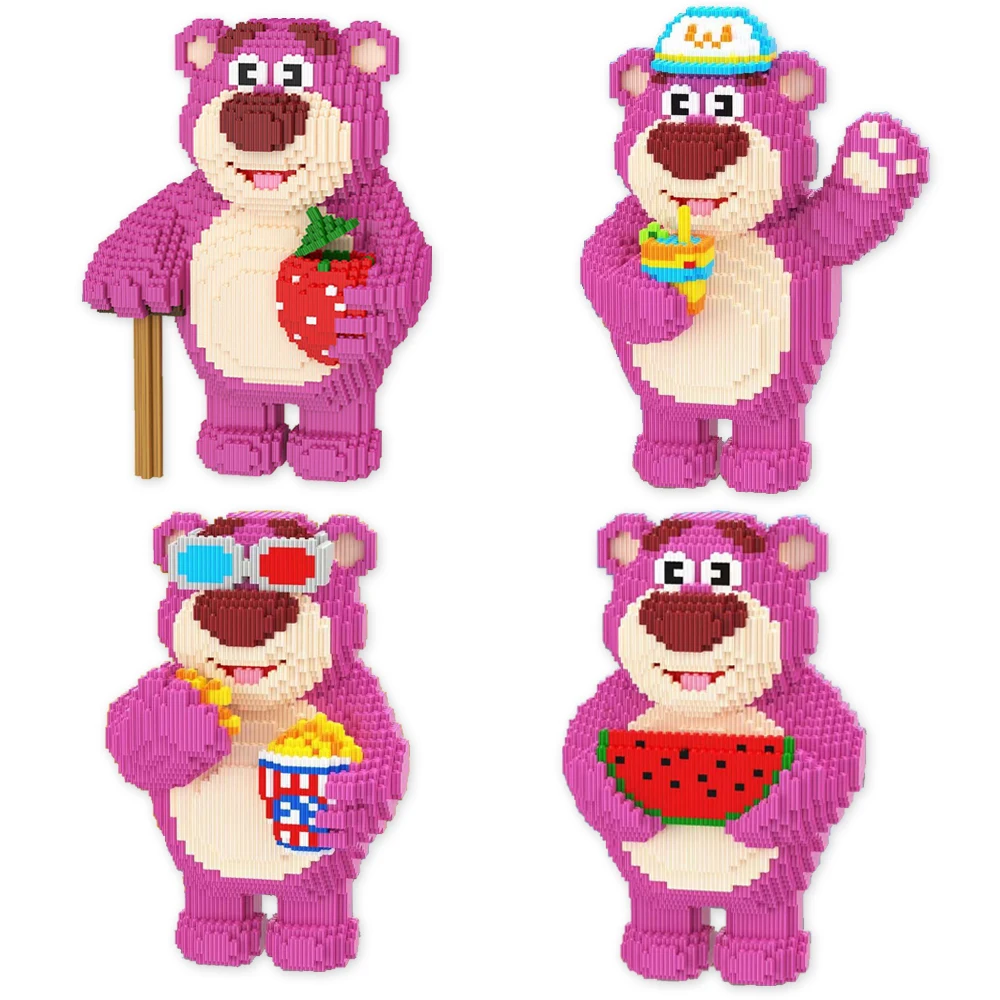 Creative-Summer-Losto-Building-Block-Cartoon-Viewing-Film-Strawberry ...