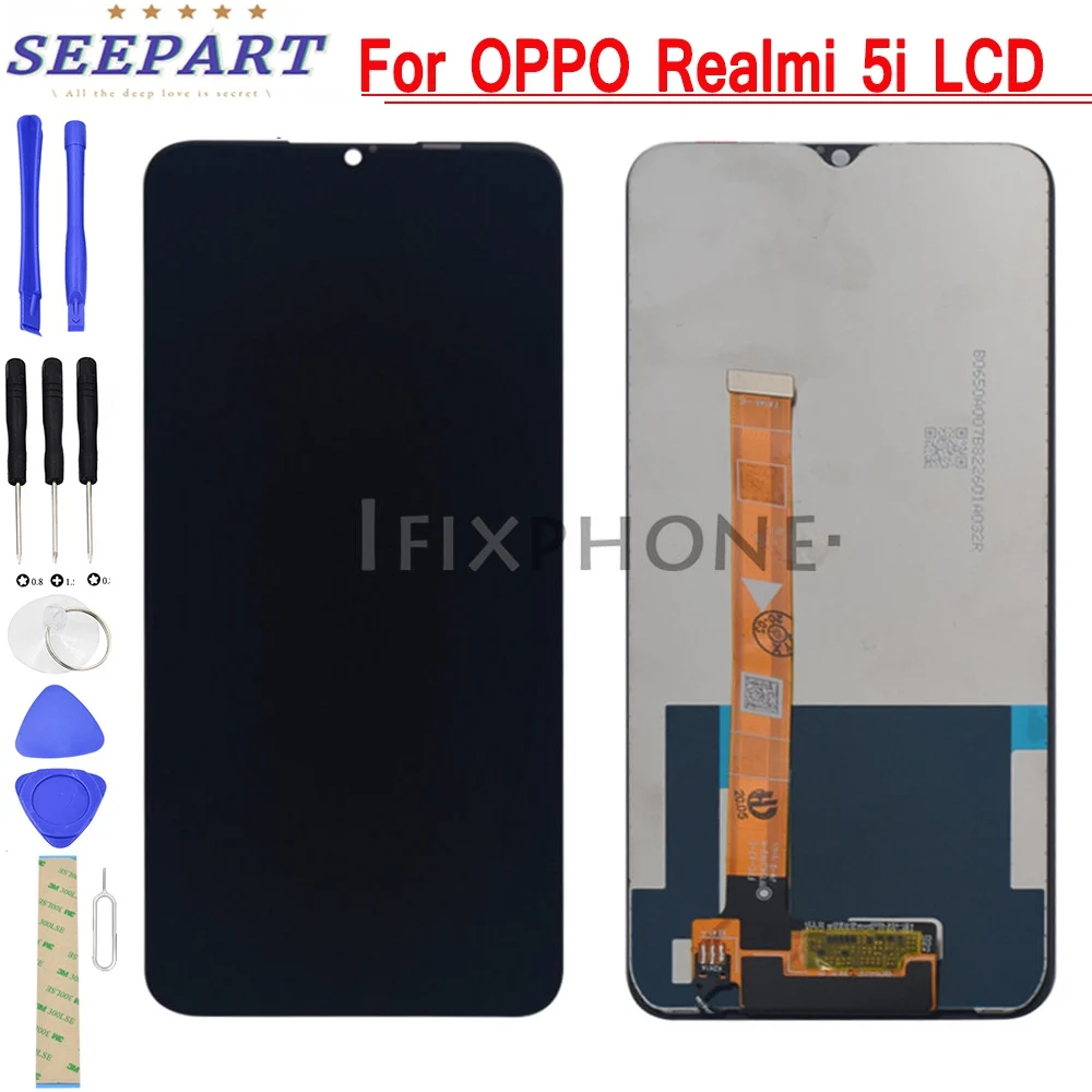 OPPO Realmi 5i LCD Amoled Realmi 5i 디스플레이 LCD 디스플레이, 터치 스크린 디지타이저 어셈블리 ...