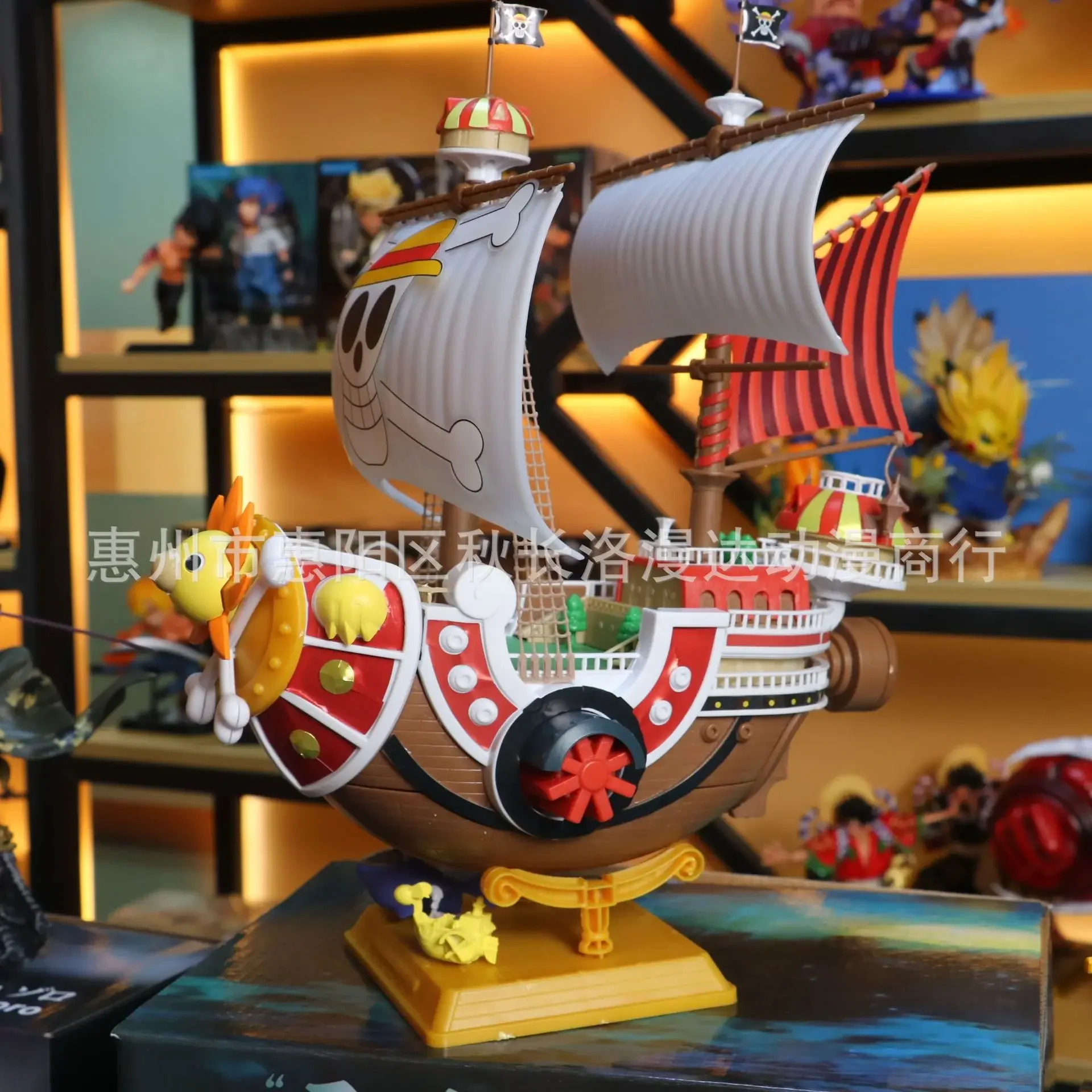 Figura-de-acci-n-de-One-Piece-Thousand-Sunny-Going-Merry-Boat-modelo-de ...
