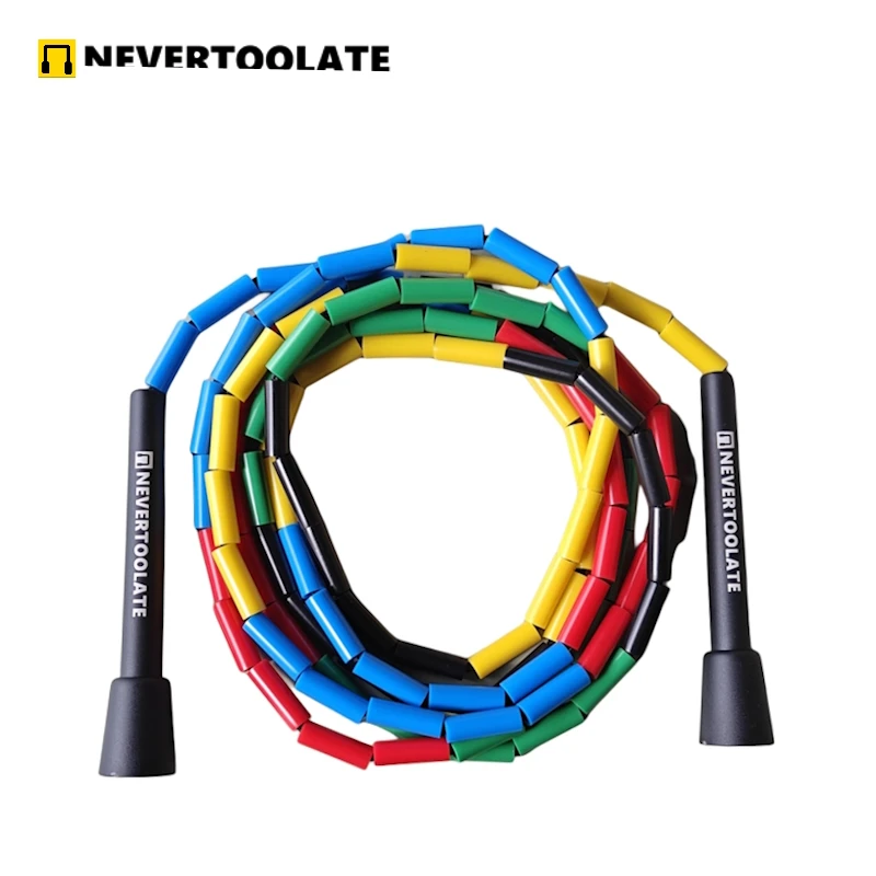 NEVERTOOLATE-RA-handle-1-INCH-HARD-BEADS-jump-skipping-rope-fitness ...