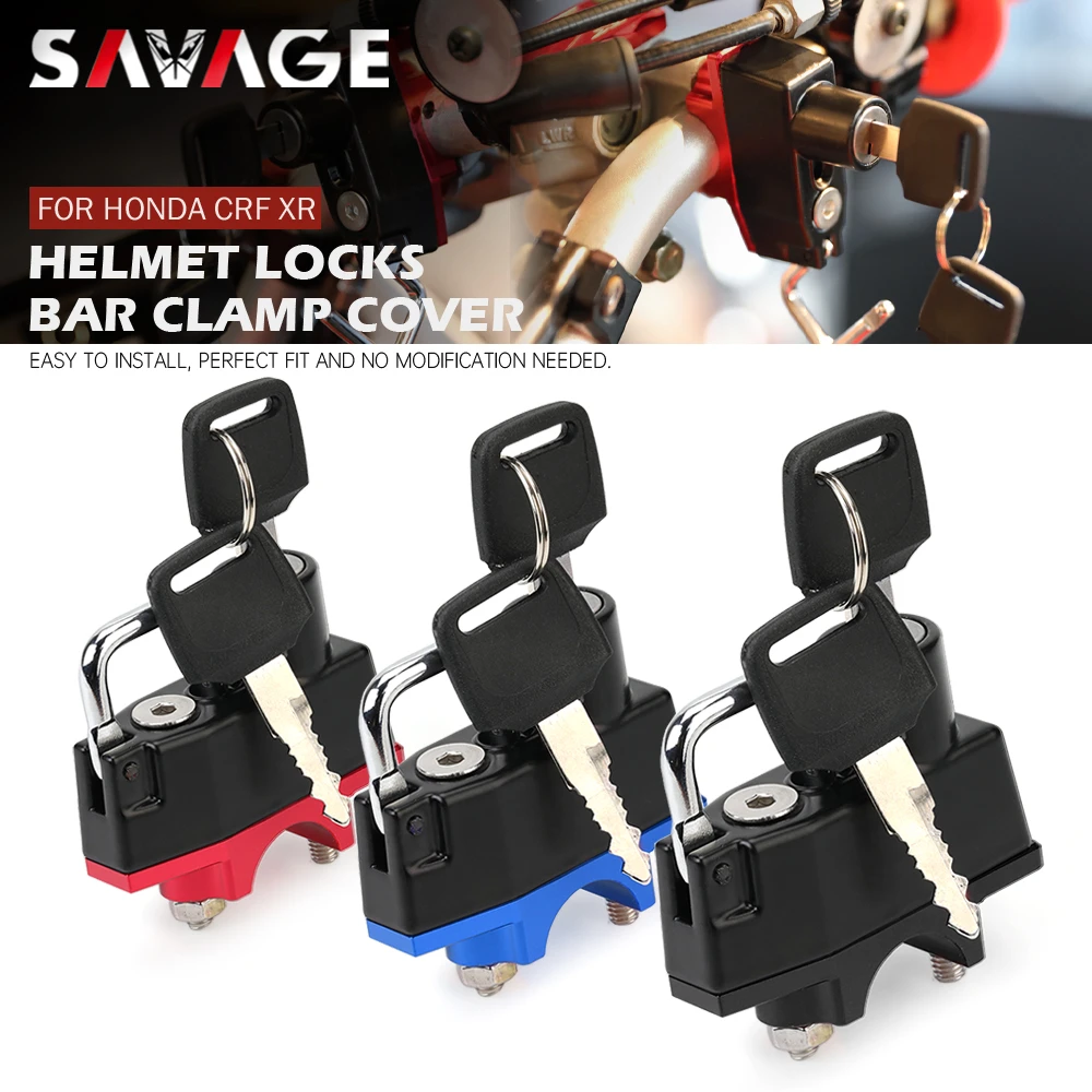 Helmet Locks For HONDA CRF300L CRF250L CRF 125F 250F XR400R XR 250 230 ...