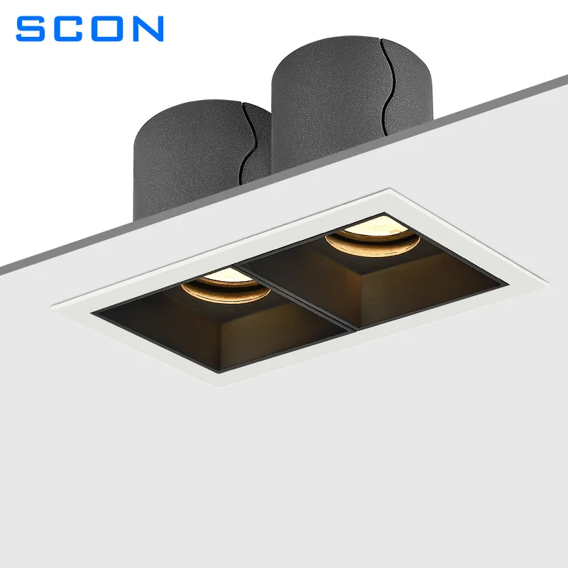 SCON-Recessed-LED-Downlight-Frame-Square-Spotlight-7W-12W-14W-24W-36W ...