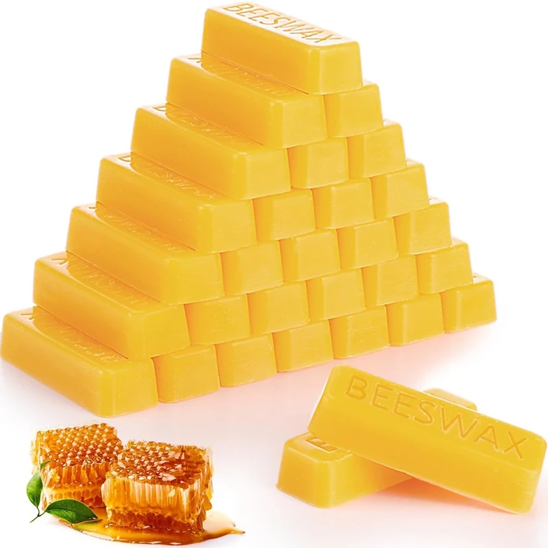 54-Pcs-Beeswax-Bars-Yellow-Beeswax-Blocks-Bees-Wax-For-DIY-Skin-Care ...