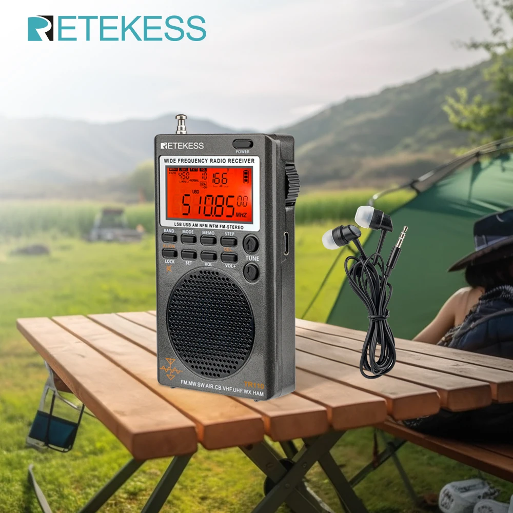 Retekess-TR110-Radio-FM-Receiver-Portable-SSB-Shortwave-Radios-AM-FM ...