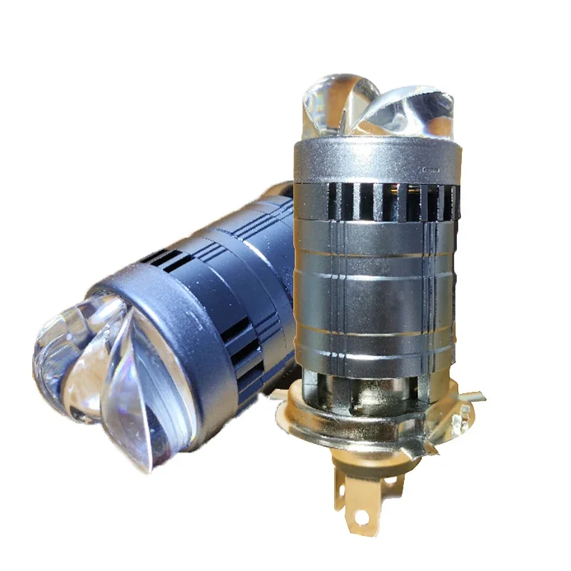 H4 Bi Mini LED Projector Lens 3000LM 4500LM Plug and Play Car Bulb ...