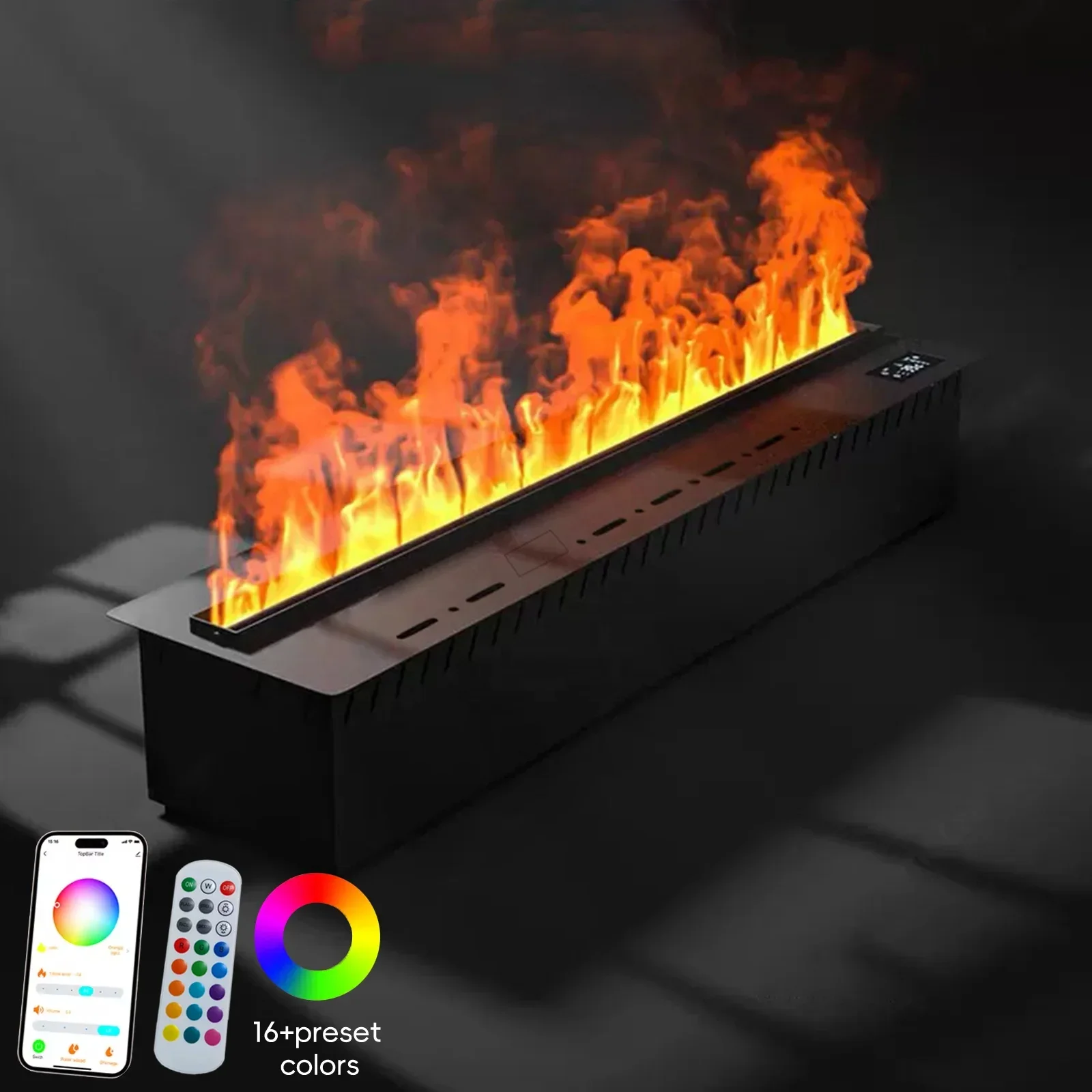 Indoor-3D-Water-Vapor-Fireplace-Insert-Artificial-Decorative-Flame ...