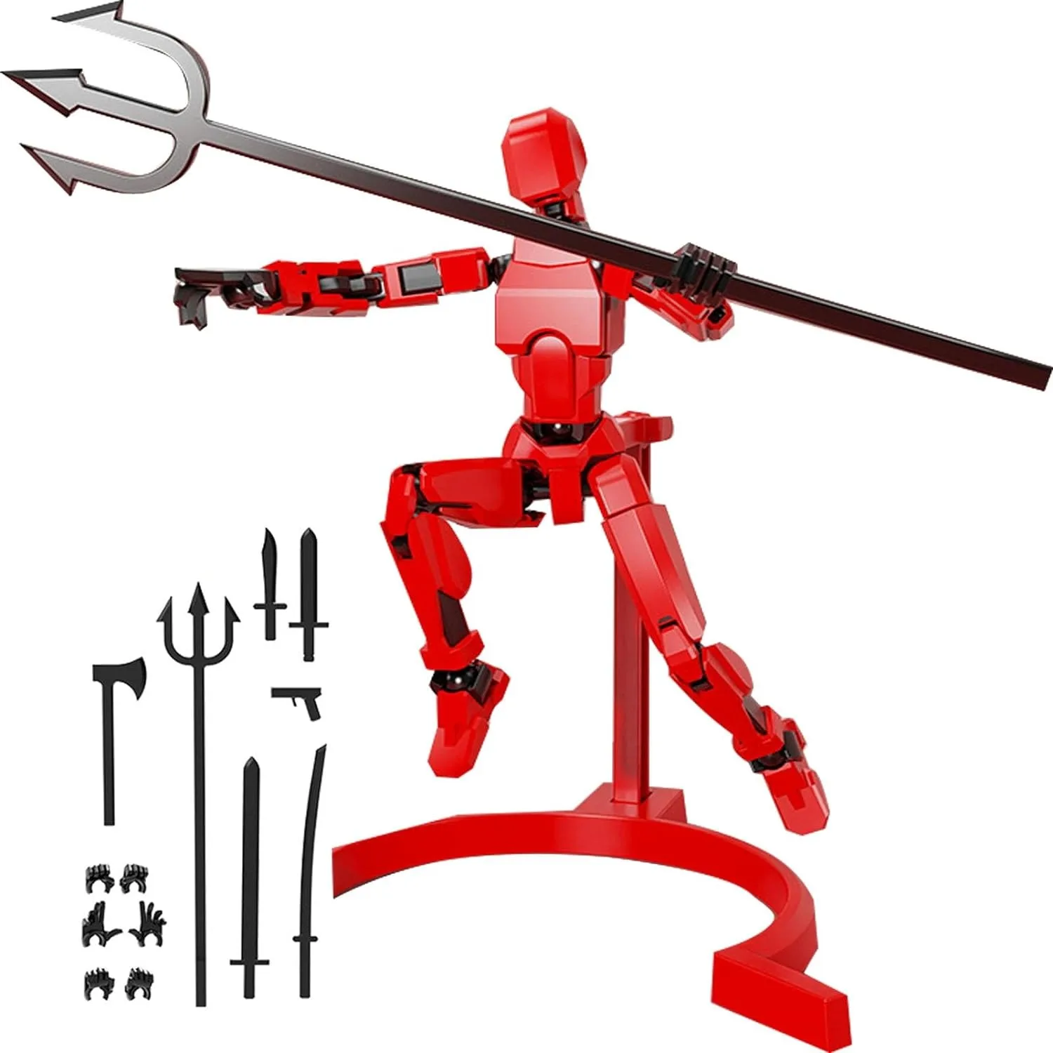 Titan-13-3D-Impresso-Multi-Jointed-Action-Figure-Movable-Lucky-Dummy ...