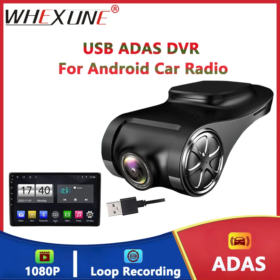 Car-DVR-1080P-Dash-Cam-For-Cars-DVD-Android-Radio-Player-ADAS-LDWS ...