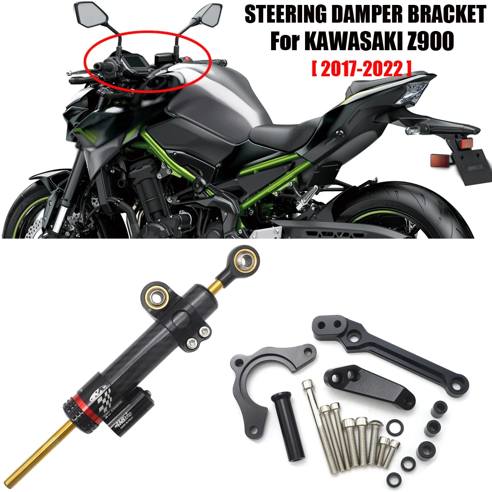 New-For-Kawasaki-Z900-z-900-2017-2022-Motorcycle-Accessories-Steering ...