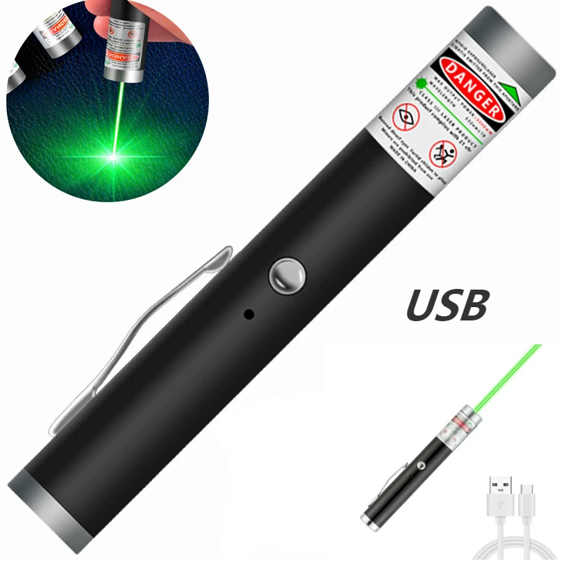 Military-Laser-Light-Pointers-USB-Green-Hunting-Red-Dot-Laser-Powerful ...
