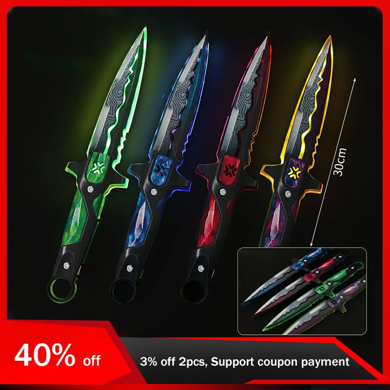 Valorant-VCT-LOCK-de-30cm-juguetes-brillantes-de-carga-acr-lica ...