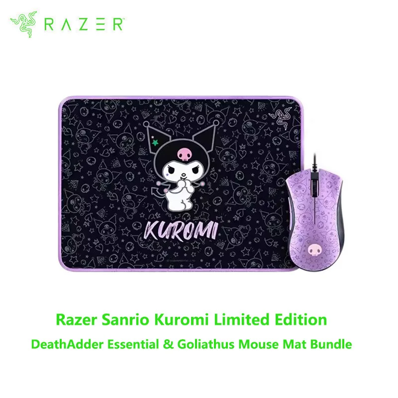 New-Razer-Sanrio-Kuromi-Edition-DeathAdder-Essential-Mouse-Goliathus ...