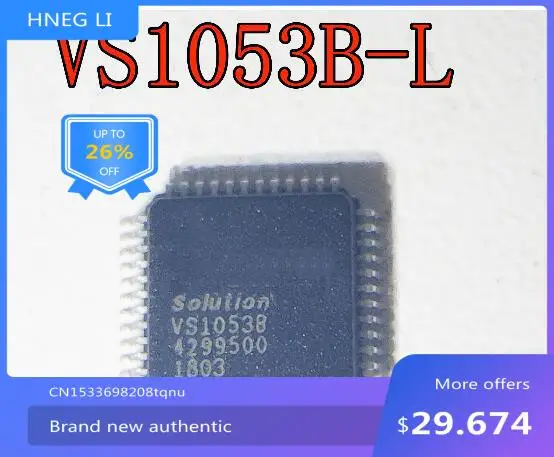 VS1053B L original 100% nuevo, VS1053B, VS1053, LQFP48, Envío Gratis|Accesorios y piezas de ...