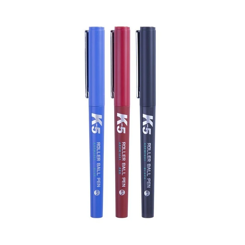 M-G-1set-Black-Red-Blue-Ink-Straight-liquid-Ballpoint-Pen-Ink-Cartridge ...