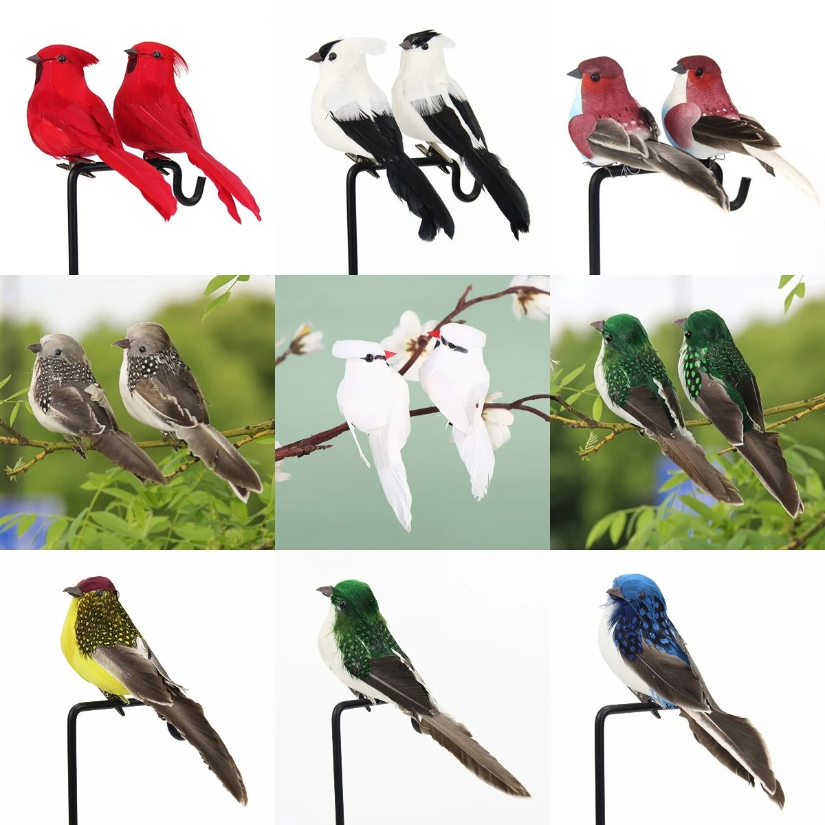 New-Creative-Random-Artificial-Birds-Fake-Foam-Animal-Simulation ...