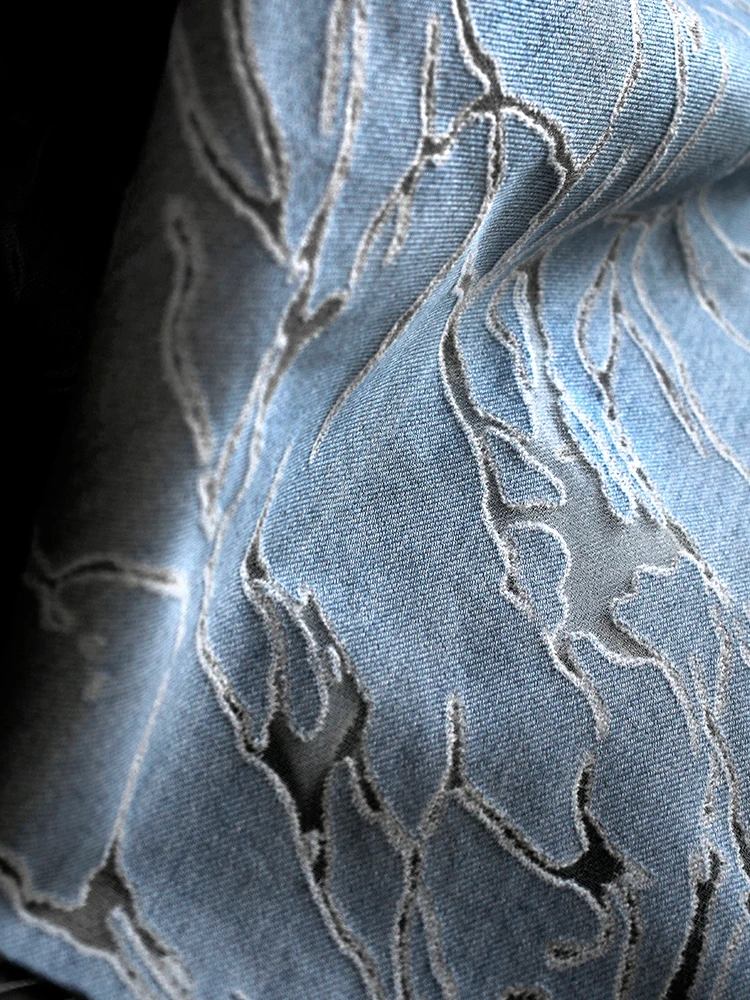 Tela-vaquera-Retro-Material-de-poli-ster-telas-de-ropa-de-moda-de-dise ...