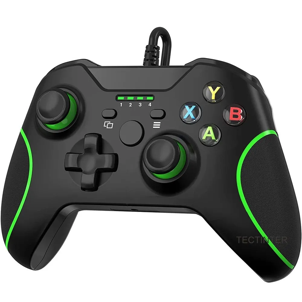 Controlador com fio USB para Microsoft Xbox One, Video Game Joypad, Gamepad para Windows PC, Joypad
