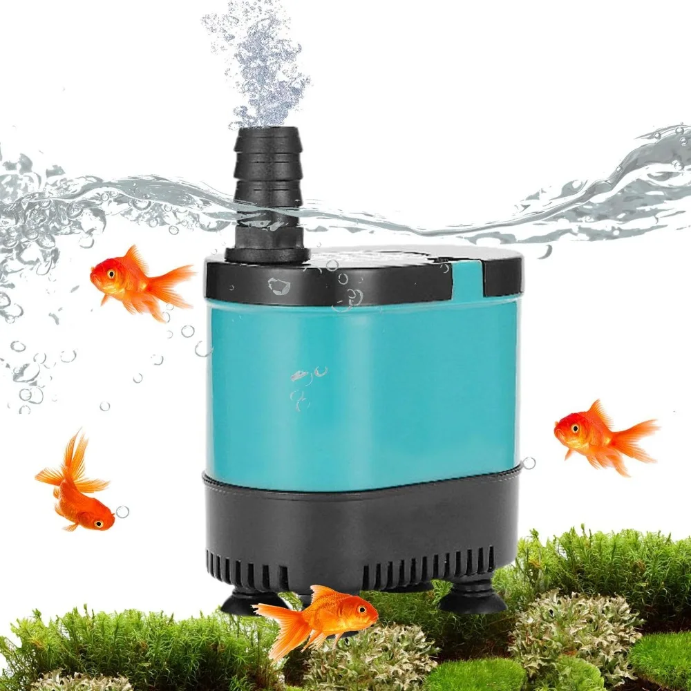 Ultra-quiet Submersible Circulation Aquarium Water Pump Bottom Suction ...