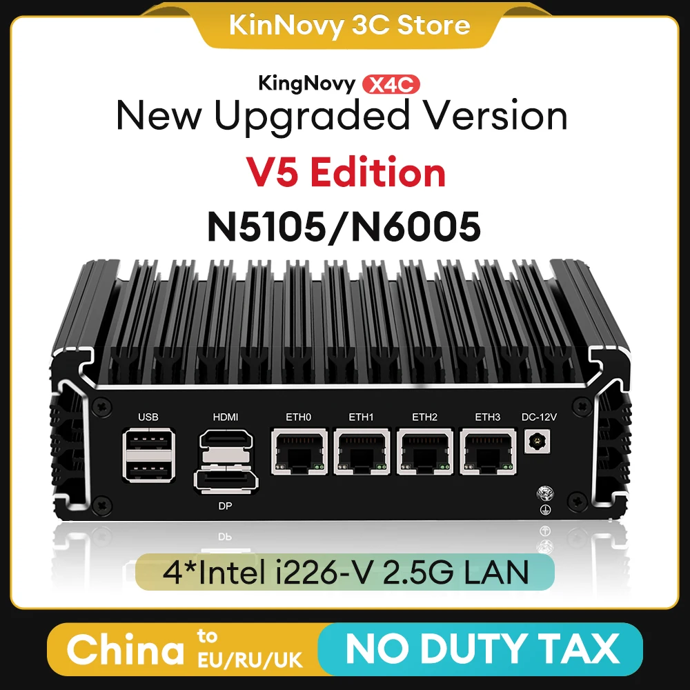 New OPNSense Router Pentium N6005 Celeron N5105 4*lntel i226-V LAN 2 ...