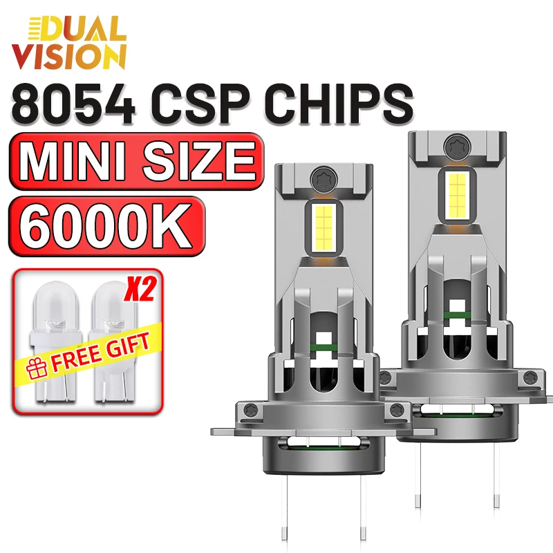 H7-LED-1-1-Mini-Headlight-Bulbs-Wireless-6000K-H7-High-Power-Car ...