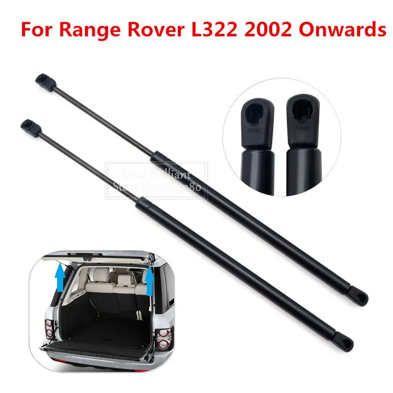 2Pcs Car Rear Upper Tailgate Boot Gas Spring Struts Support Rods Bars ...